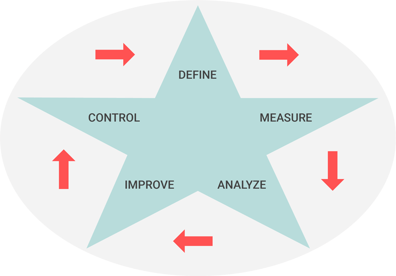 Lean Six Sigma | DMAIC cycle | Prevent the top 5 profit inhibitors
